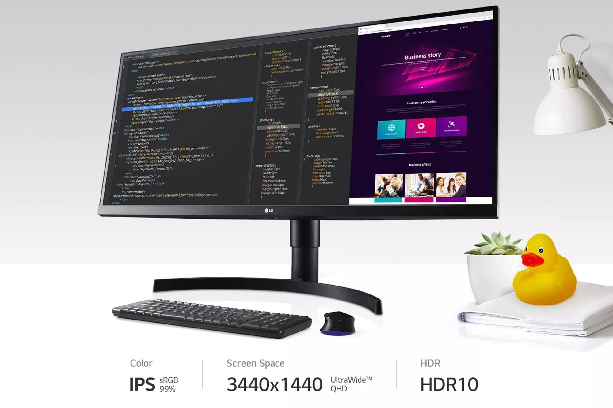 34" 21:9 WQHD IPS HDR10 Monitor - 34WN750-B | LG USA