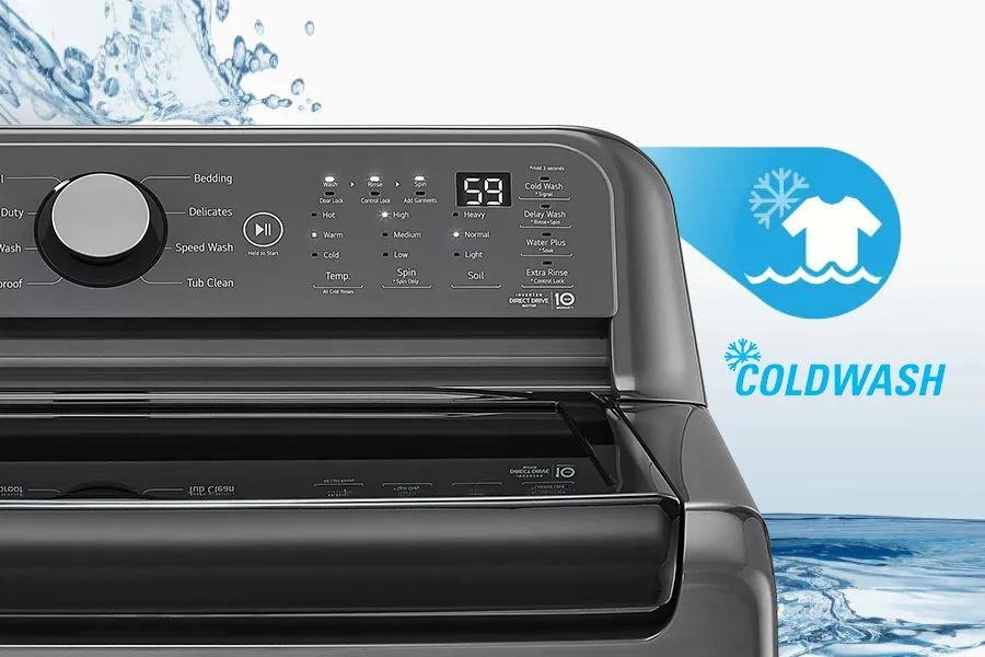 Lg top load washer wt7100cw store