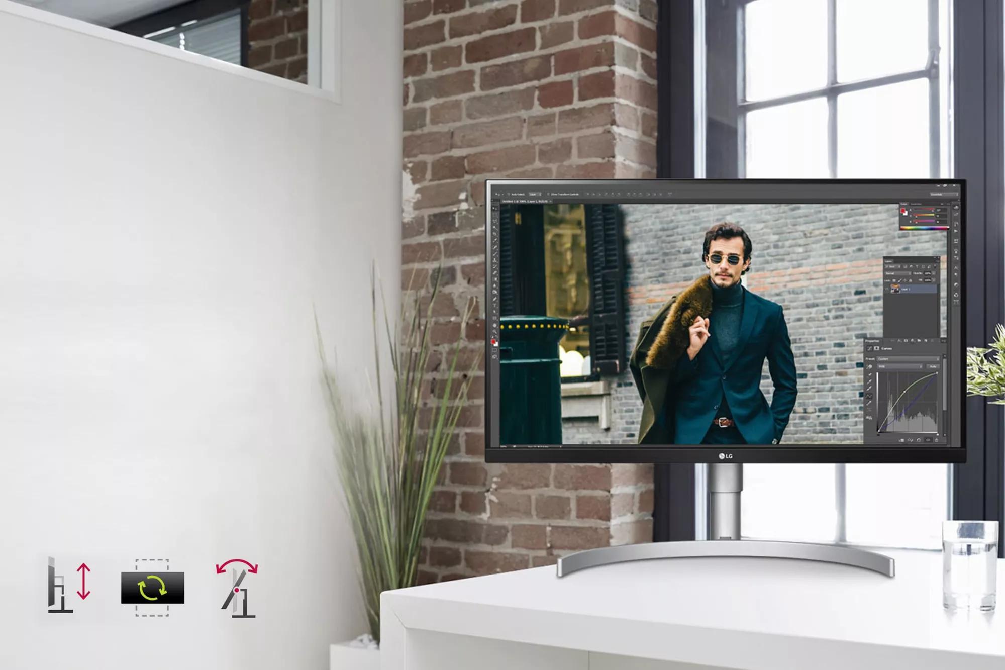 27” 4K UHD UltraFine™ IPS Monitor - 27UN850-W | LG USA