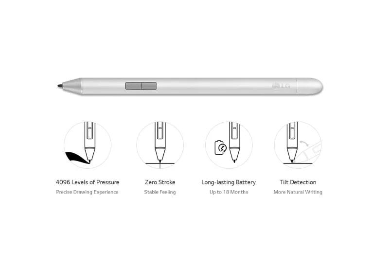 LG Wacom Active Stylus Pen for LG gram and LG V60 (AAA77804301) | LG USA
