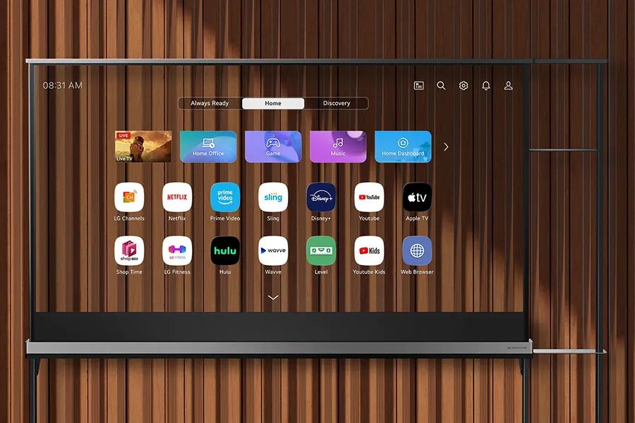 World’s First Transparent & True Wireless TV LG SIGNATURE OLED T 77 ...