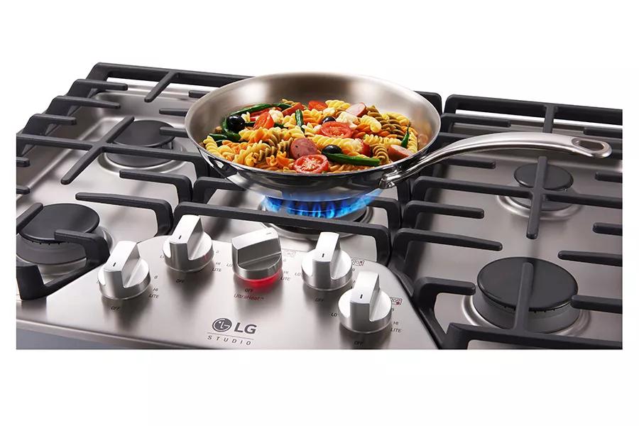 LG STUDIO 36 inch Gas Cooktop - LSCG367ST | LG USA