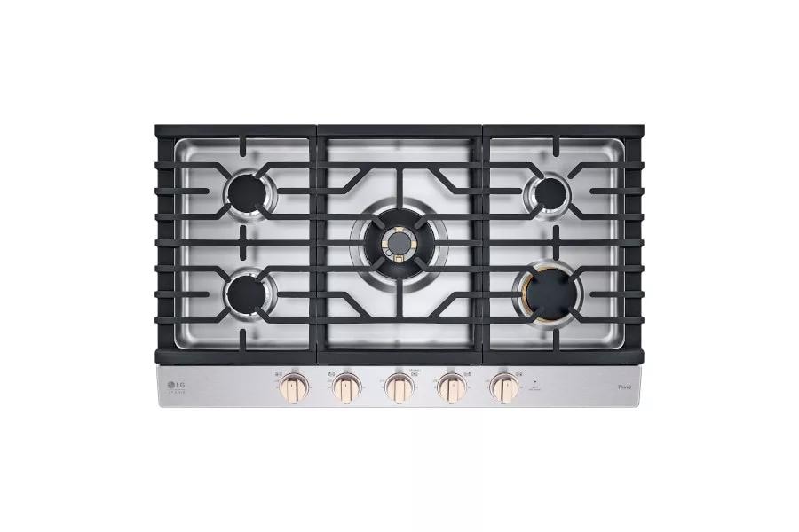 LG STUDIO 36 inch Gas Cooktop - CBGS3628N | LG USA