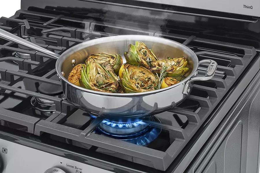 5.8 cu. ft. Smart Gas Range with Convection (LRGL5823S)