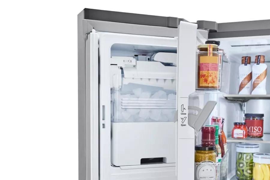 LG 22 cu. ft. Smart Counter Depth Double Freezer Refrigerator ...