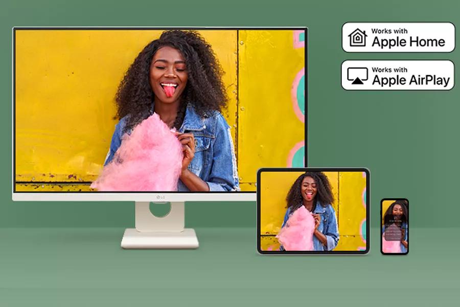 32" 4K UHD IPS MyView Smart Monitor with webOS and Built-in FHD Webcam ...