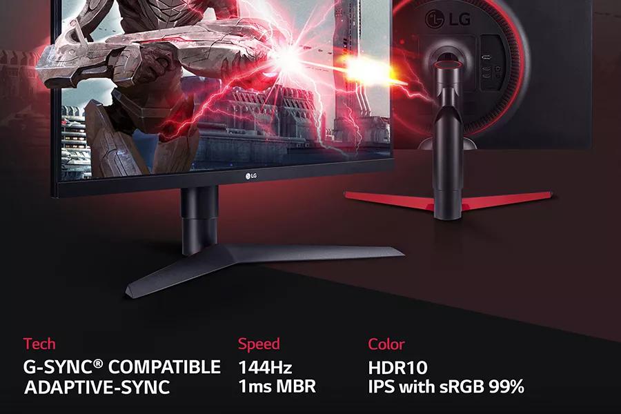 27" UltraGear™ Full HD IPS Gaming Monitor - 27GL650F-B