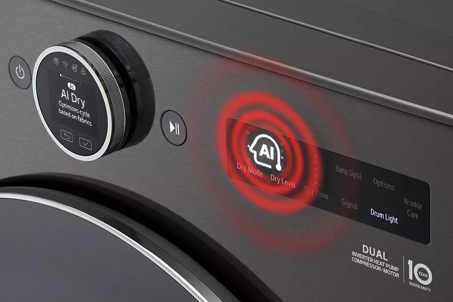 7.8 cu.ft Black Steel Front Load Electric Dryer - DLHC5502B