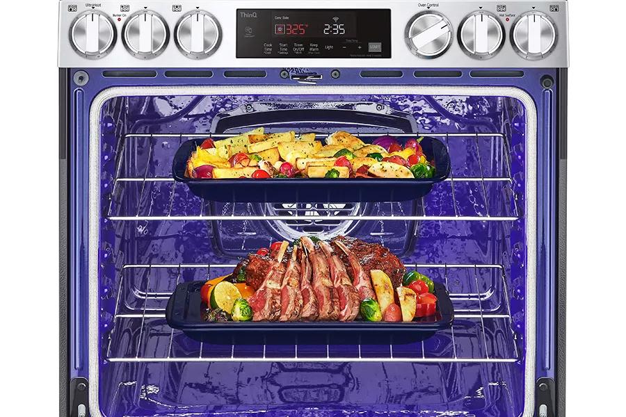 LG 6.3 cu ft. Smart Electric Slide-in Range with Convection, Air Fry ...