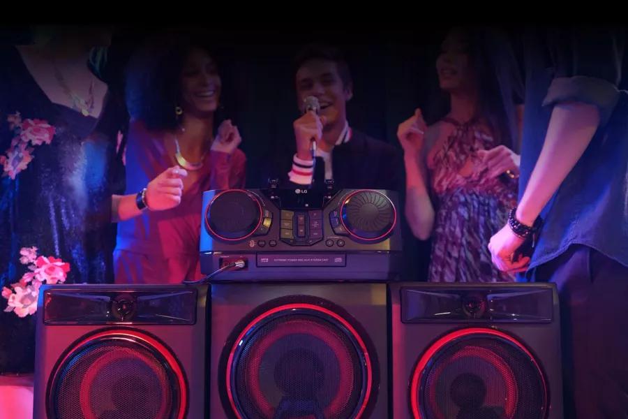 LG CK57: LG XBOOM 1100W Hi-Fi Entertainment System with Karaoke Creator ...