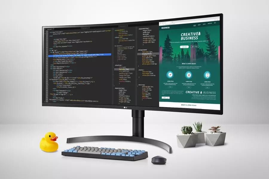 35" Curved UltraWide QHD HDR Monitor - 35WN65C-B | LG USA