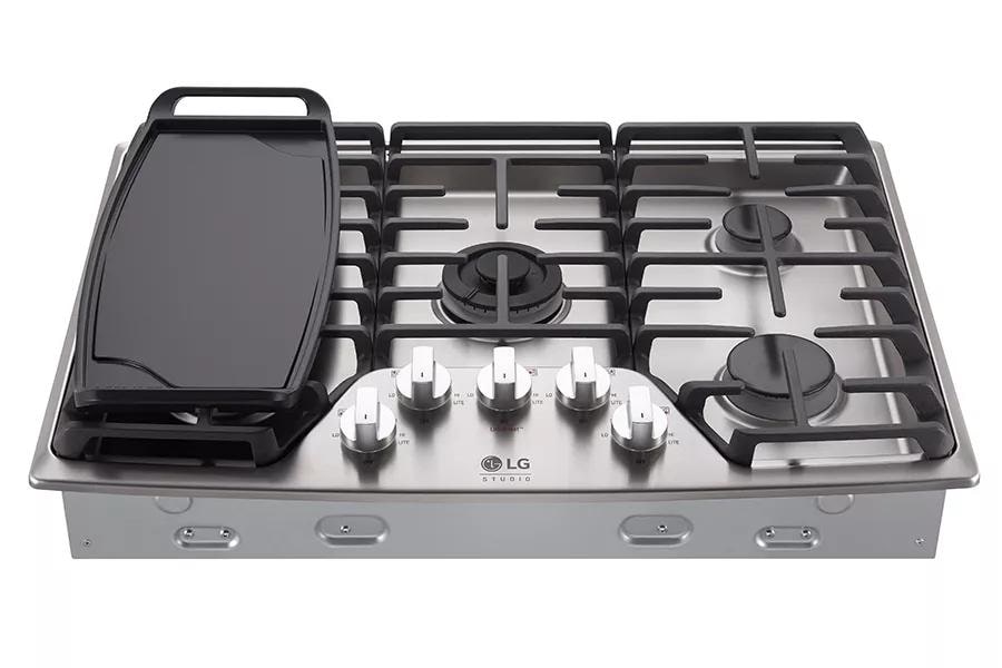 LG STUDIO 36 inch Gas Cooktop - LSCG367ST | LG USA
