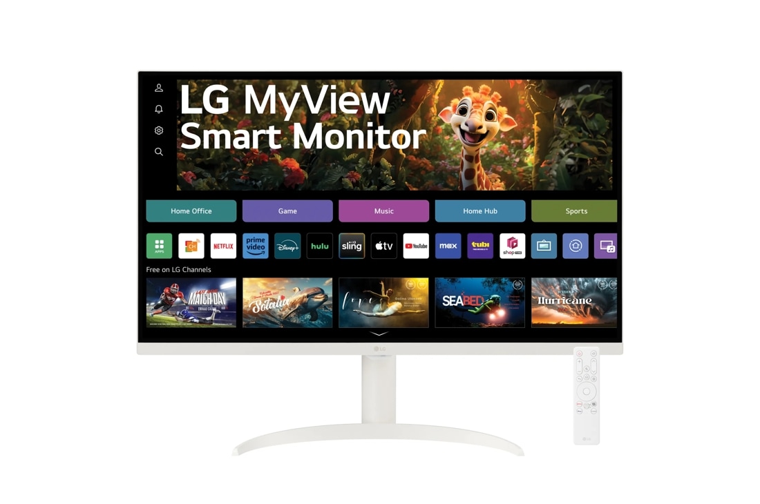 32" 4K UHD MyView White Smart Monitor - 32SR75U-W | LG USA