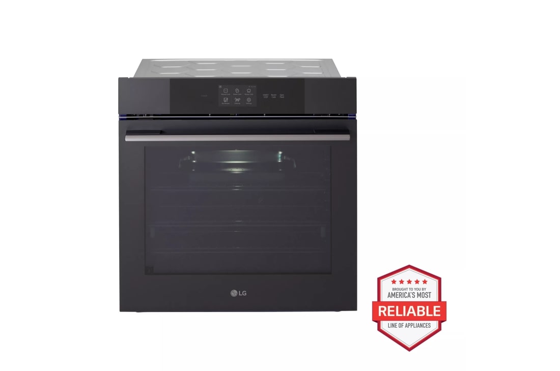 3.0 cu. ft. Smart Compact Wall Oven with Instaview True Convection Air Fry and Steam Baking