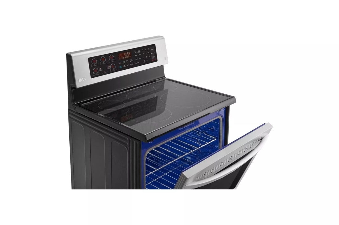 6.3 cu. ft. Electric Single Oven Range LRE3914ST LG USA