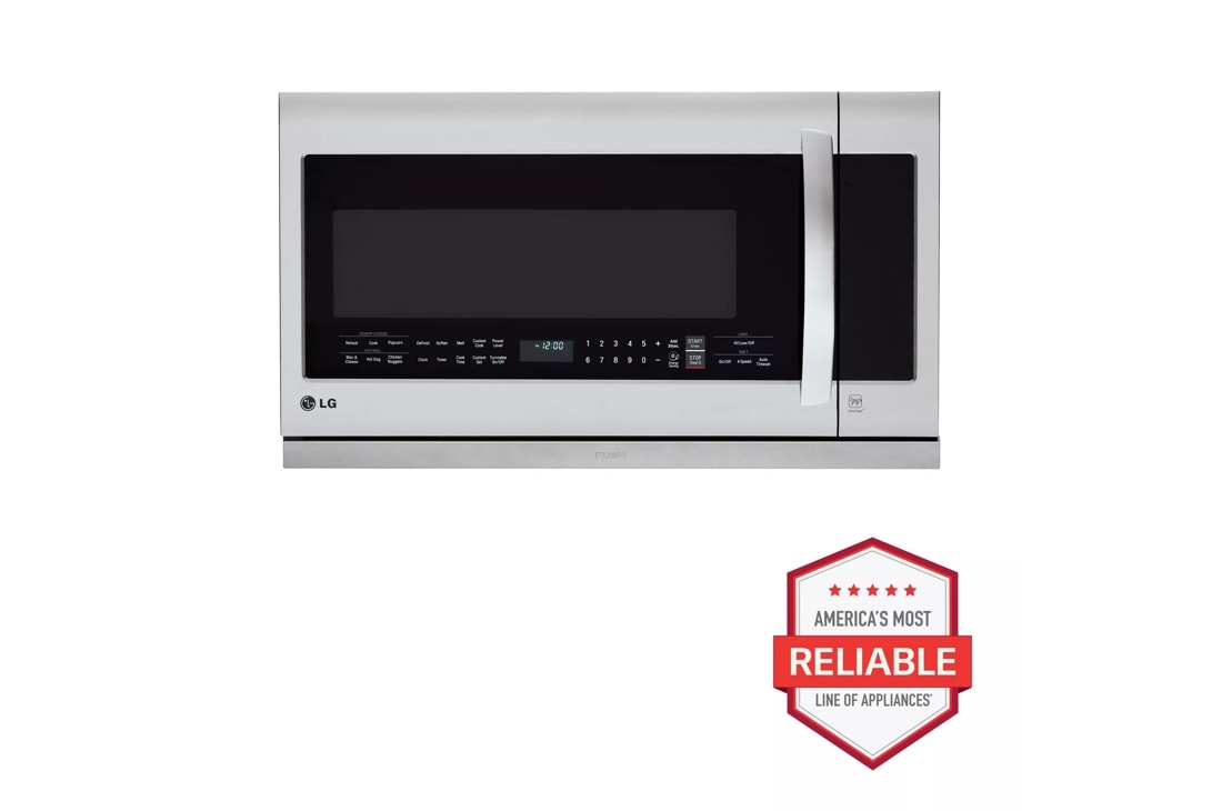 LG 2.2 cu. ft. Over-the-Range Microwave Oven with EasyClean ...