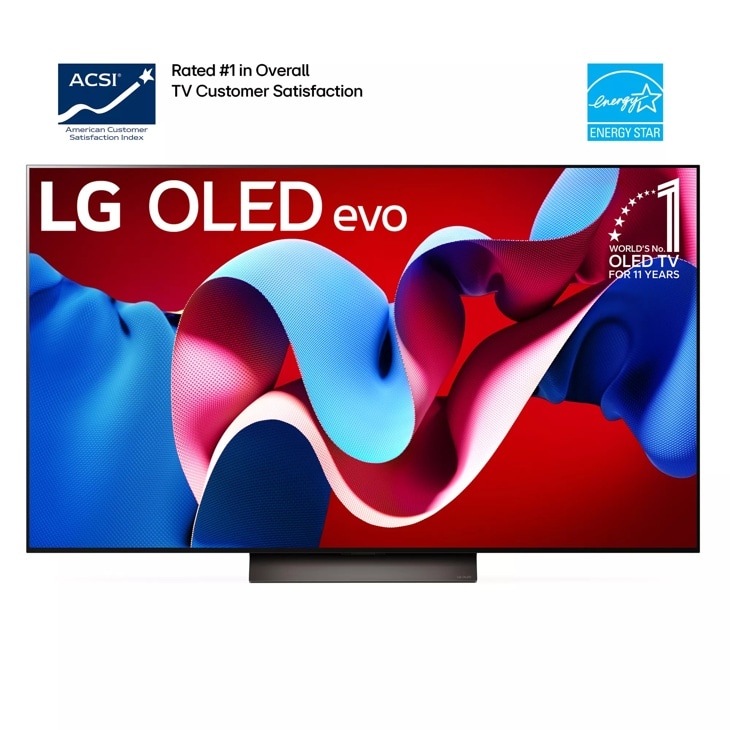 55 inch Class LG OLED evo C4 4k Smart TV OLED55C4PUA