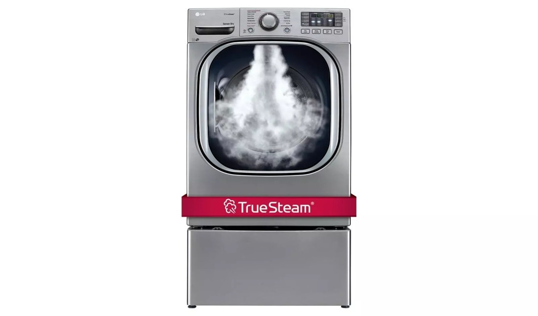 LG 7.4 cu. ft. Ultra Large Capacity SteamDryer™ w/ NFC Tag On ...