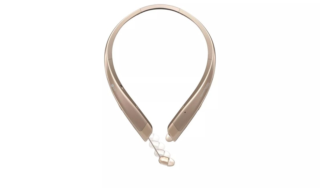 LG TONE PLATINUM Bluetooth Wireless Headset Gold LG USA