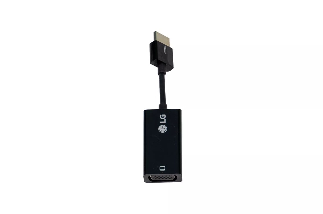LG Black HDMI to VGA Laptop Cable - EAD64025801 | LG USA