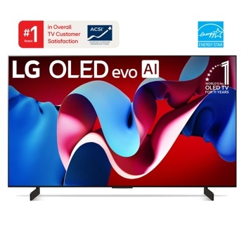 42 inch LG OLED evo AI C4 4K Smart TV 2024 - OLED42C4PUA | LG USA