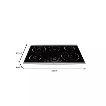 LG STUDIO 30 inch Electric Cooktop - LSCE305ST