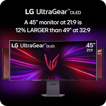 45-inch UltraGear™ Curved OLED Gaming Monitor - 45GS95QE-B