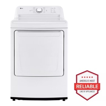 7.3 cu. ft. Rear Control Gas Dryer - DLG6101W | LG USA