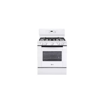 LG LRG3091SW: White Gas Single Oven Range | LG USA