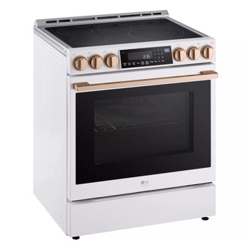 LG STUDIO 6.3 cu. ft. Essence White Slide-in Electric Range