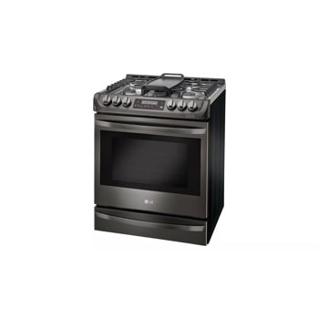 LG 6.3 cu. ft. Gas Single Oven Slide-in Range with ProBake Convection ...