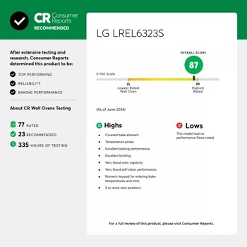 4.7 cu. ft. Smart Wall Oven - WSEP4727F | LG USA