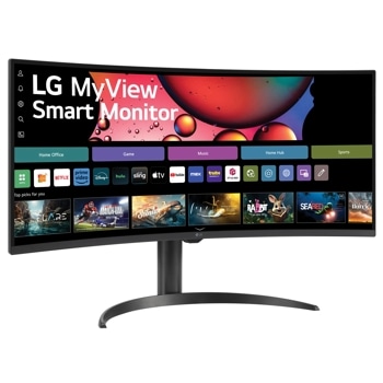34" 100Hz WQHD MyView Black Smart Monitor - 34SR65QC-B