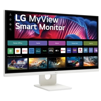27" FHD IPS MyView White Smart Monitor - 27SR73U-W | LG USA