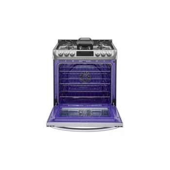 LG 6.3 cu. ft. Gas Single Oven Slide-in Range with ProBake Convection ...