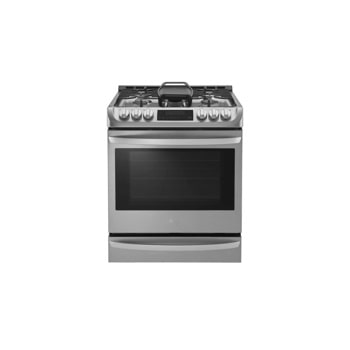 LG 6.3 cu. ft. Gas Single Oven Slide-in Range with ProBake Convection ...